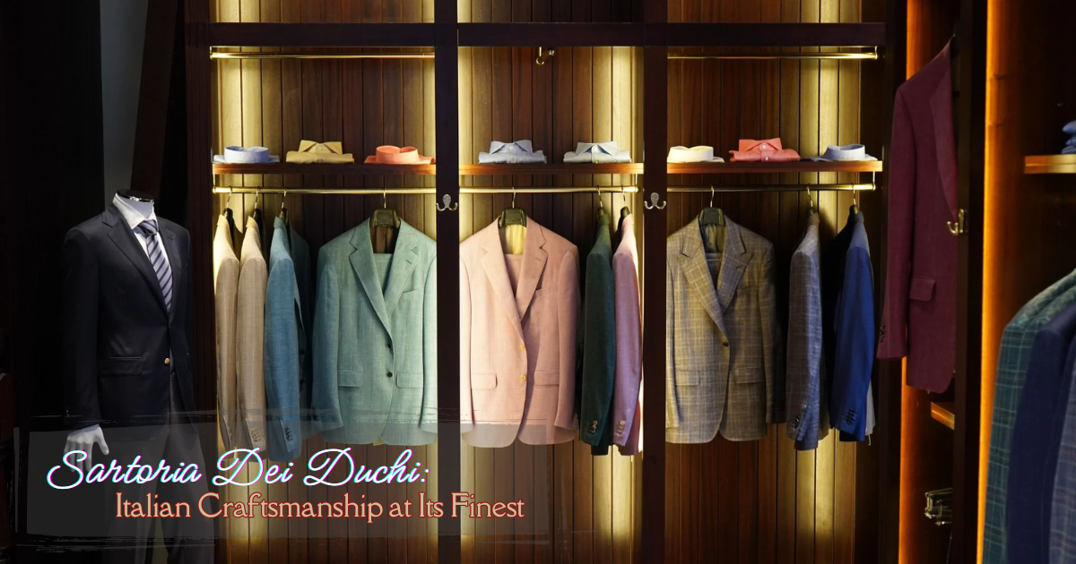 Sartoria Dei Duchi: Italian Craftsmanship at Its Finest